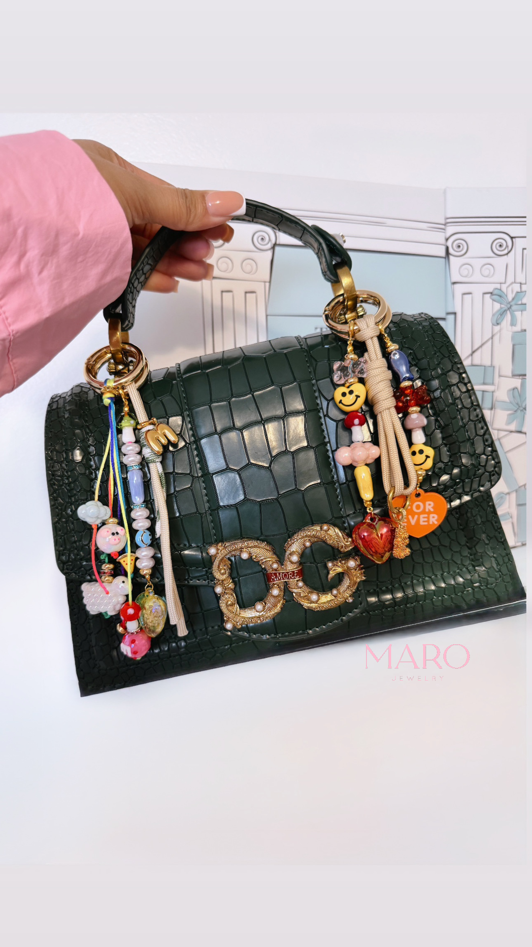 Charm Bag 💥🍄🐷💛 – MARO JEWELRY