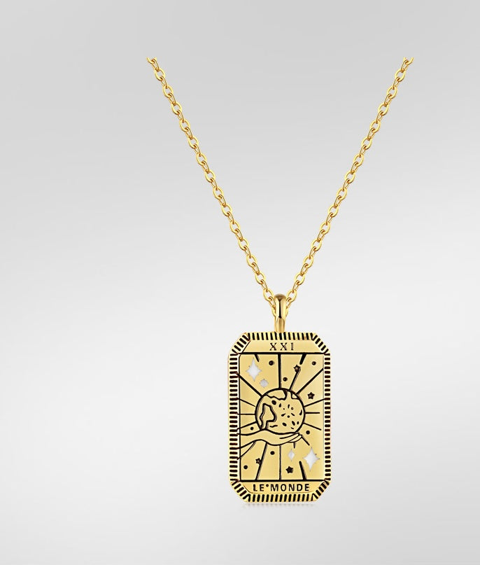 Le Monde Gold Necklace – MARO JEWELRY