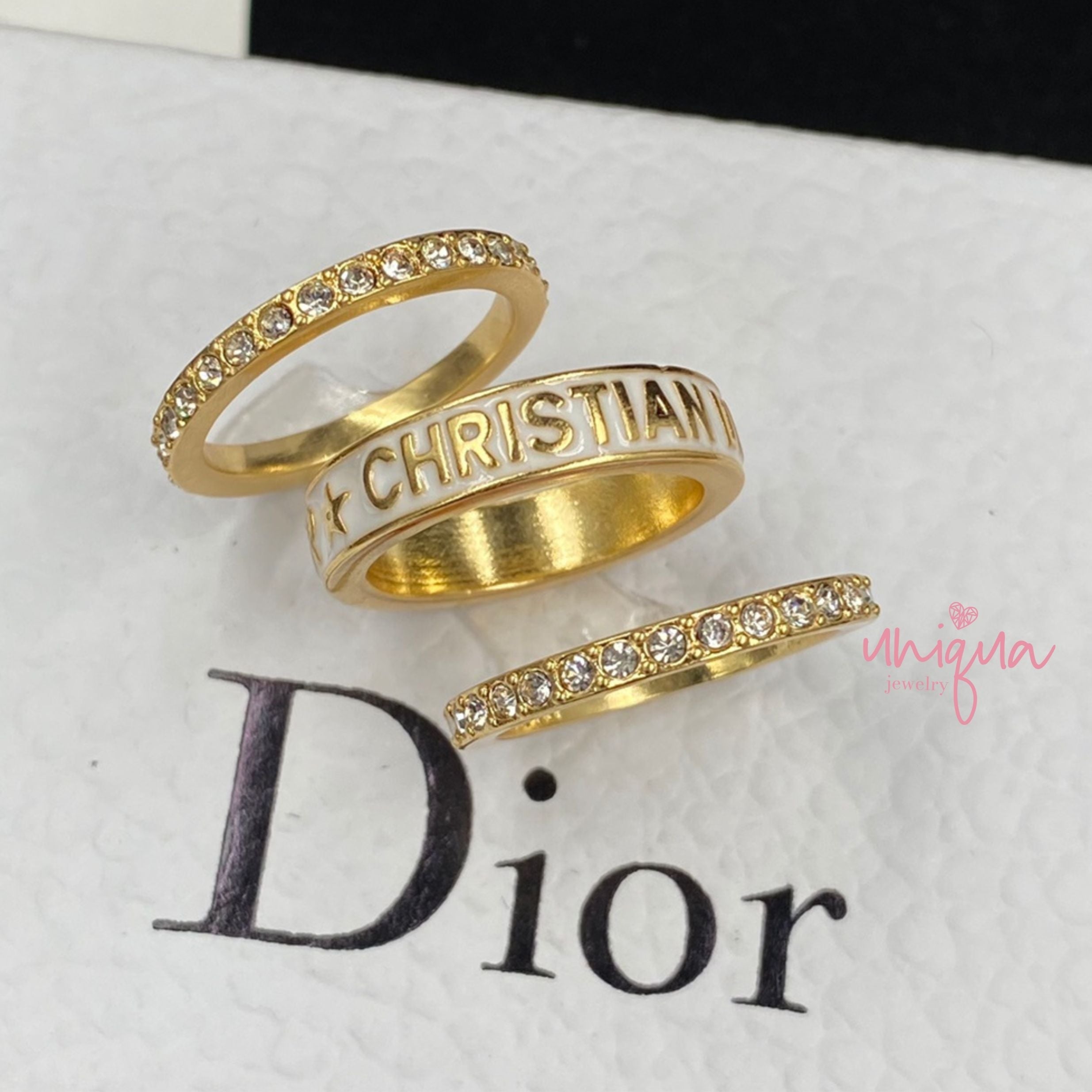 CD WHITE RING – MARO JEWELRY