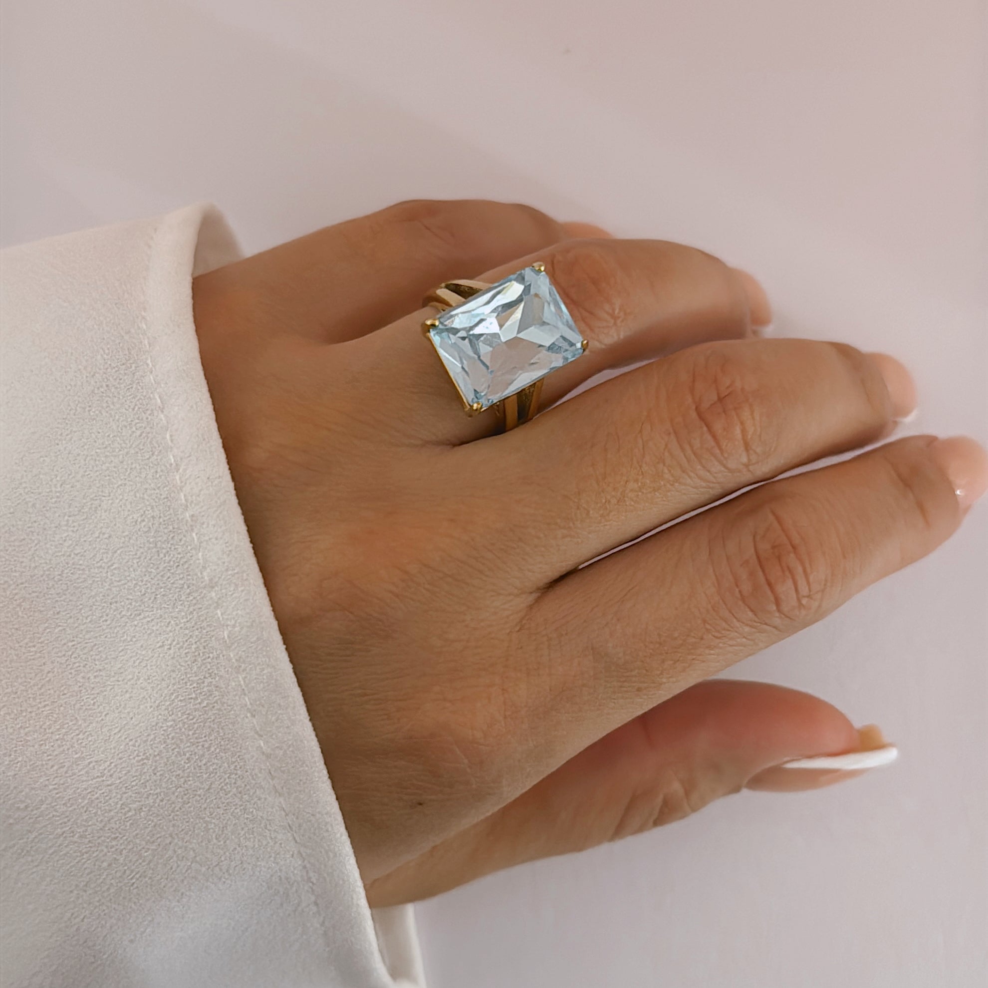 Aqua ring – MARO JEWELRY